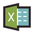Microsoft Excel icon in Retro Style