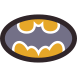 Batman icon in Retro Style