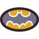 Batman icon in Retro Style