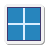 Windows 11 icon in Stickers Style