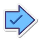 Submit for Approval icon in Stickers Style