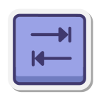 Tab Key icon in Stickers Style