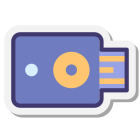 YubiKey icon in Stickers Style