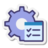 Administrative Tools icon in Stickers Style