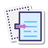 Auto Deskew icon in Stickers Style