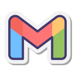 Gmail icon in Stickers Style