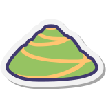 Kosciuszko Mound icon in Stickers Style
