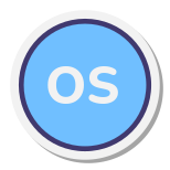 Operating System icon in Stickers Style