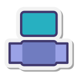 Overwrite Clip icon in Stickers Style