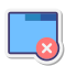 Close All Tabs icon in Cute Outline Style