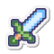 Minecraft Sword icon in Color Style