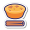 Pastel De Nata icon in Color Style