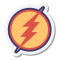 The Flash Sign icon in iOS Style