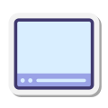 Navigation icons in All style for graphic & UI design