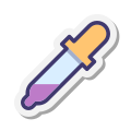 Color Dropper icon in Ice Cream Style