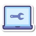 Computer Support icon in Windows 10 Style