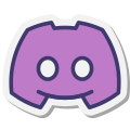 Discord icon in Cute Outline Style