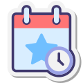 Event Accepted Tentatively icon in Cute Color Style