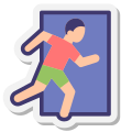 Exit Sign icon in Windows Metro Style