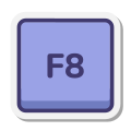 F8 key Icons – Download for Free in PNG and SVG