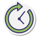 Future icon in Cute Color Style