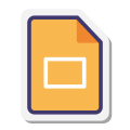 Google Slides icon in Bubbles Style