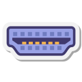 Line icons in Stickers style for graphic & UI design