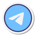 Telegram App icon in Windows 10 Style