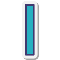 Vertical Line icon in iOS Style