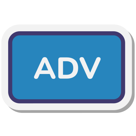 Adverb icon in Stickers Style