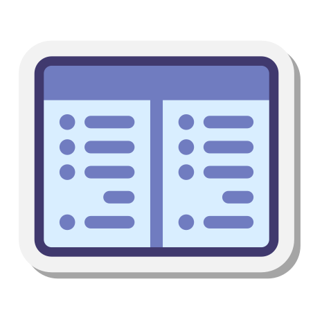 Cashbook icon in Stickers Style