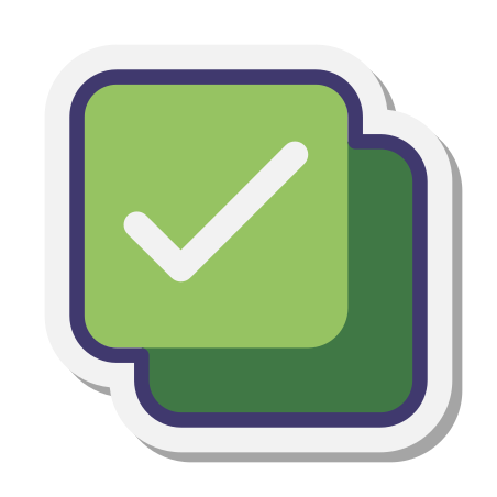 Check All icon in Stickers Style
