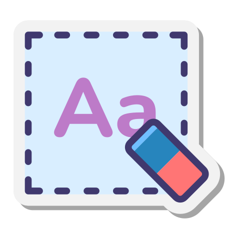 Clear Formatting icon in Stickers Style