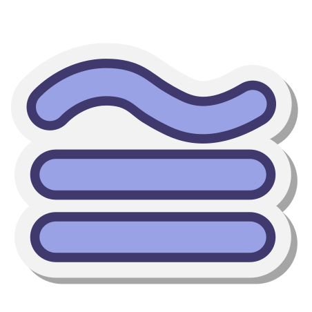 Congruent Symbol icon in Stickers Style