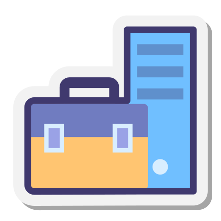 Device Manager icon in Stickers Style