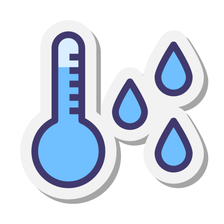 Dew Point icon in Stickers Style