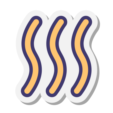 Dry icon in Stickers Style