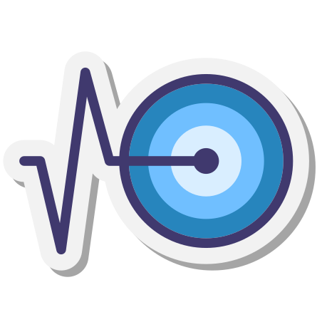 Proximity Sensor icon in Stickers Style