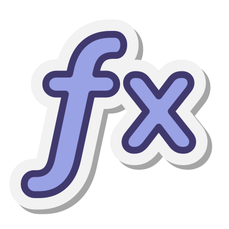 Formula FX icon in Stickers Style