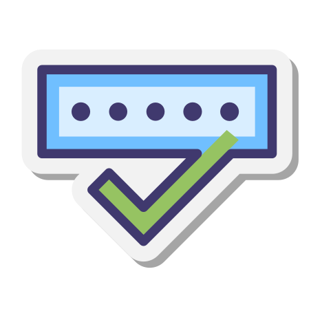 Good Pincode icon in Stickers Style