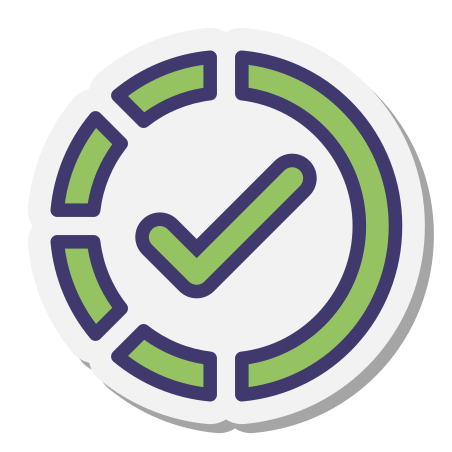 In Progress icon in Stickers Style
