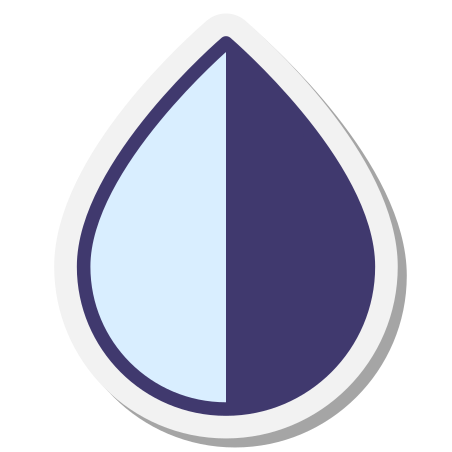 Invert Colors icon in Stickers Style