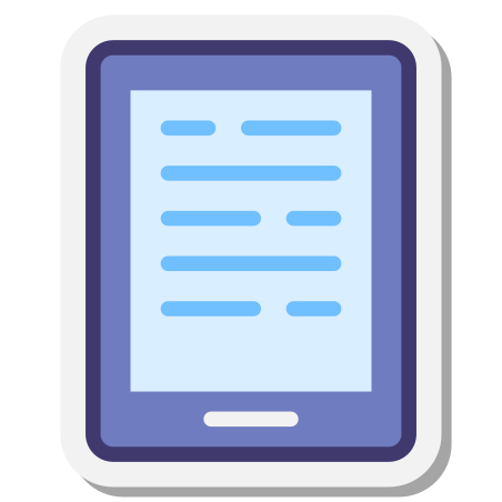 Kindle icon in Stickers Style