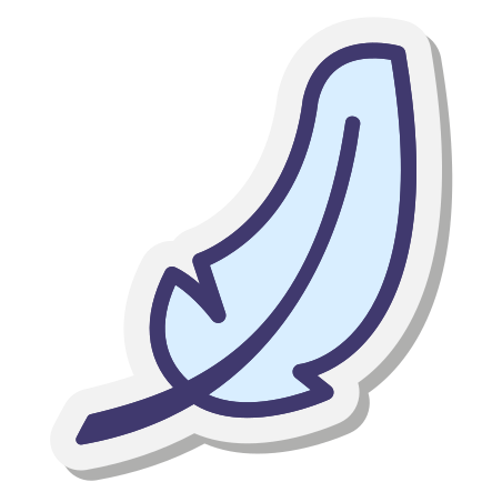 Lightweight icon in Stickers Style