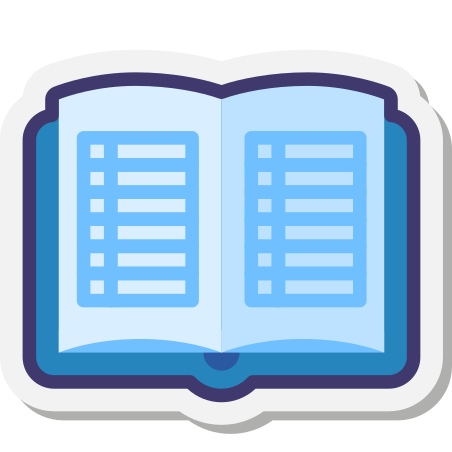 Logbook icon in Stickers Style