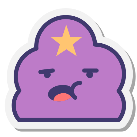 Lumpy Space Princess icon in Stickers Style