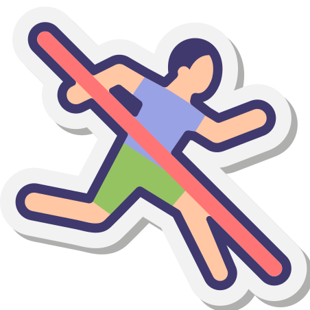 No Running icon in Stickers Style