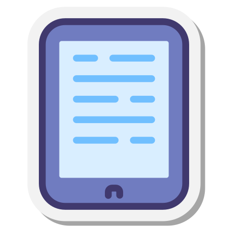 Nook icon in Stickers Style