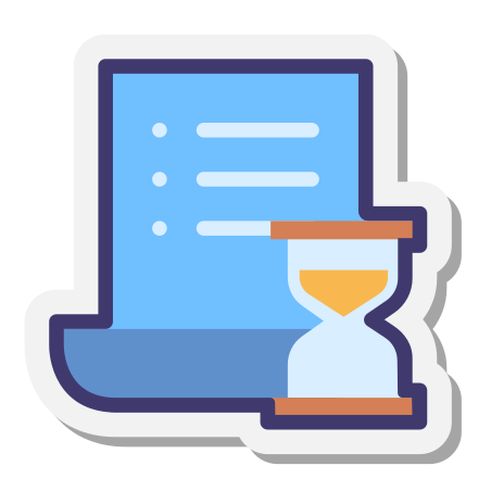 Order History icon in Stickers Style