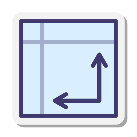 Pivot Table icon in Stickers Style